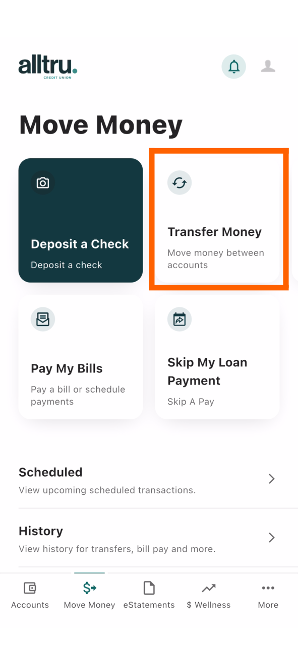 How to Set Up Automatic Transfers | Alltru Credit Union | St. Louis, MO
